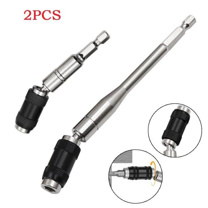 Lock and Pivot Powerful Magnet Pivoting Bit Holder for Screwdrivers and ...