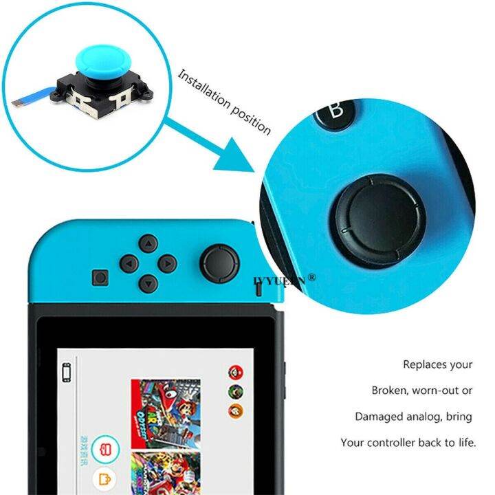 3D og Joystick Thumb Sticks For Nintendo Switch JoyCon Sensor Module ...