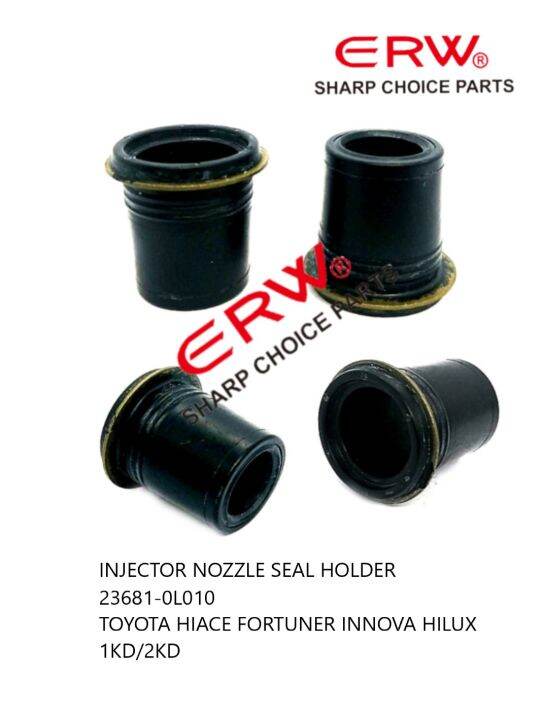 INJECTOR NOZZLE SEAL HOLDER ( 23681-0L010 ) TOYOTA HIACE FORTUNER ...