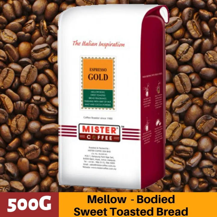 [Mister Coffee]-Premium Quality (Espresso Gold) 500g Coffee Bean ...