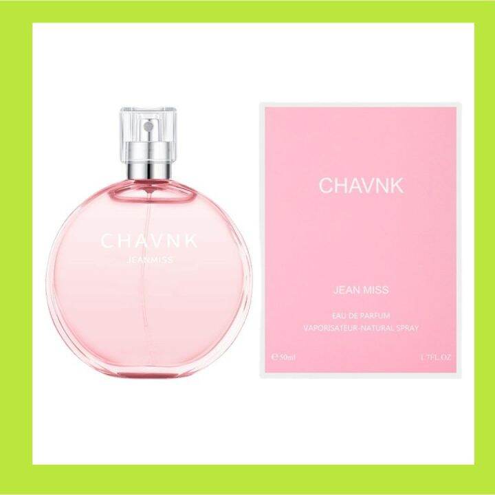 พร้อมส่ง JEAN MISS น้ำหอมผู้หญิง CHAVNK 50ml กล่องสีชมพูหอมหวานละมุน ...