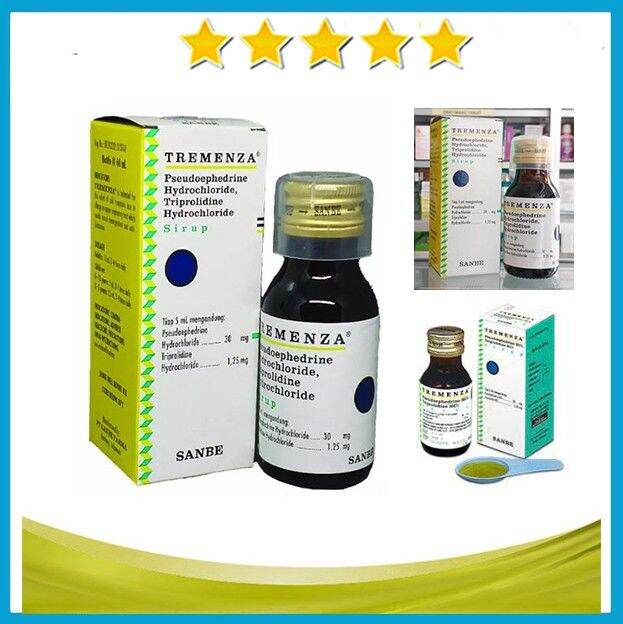 Tremenza Sirup 60 mL | Syrup Obat Flu Alergi ISPA Pilek Anak & Dewasa ...