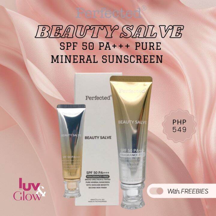 Perfected® Beauty Salve SPF50 PA (Sunscreen Blue Light Protection ...