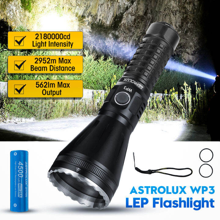 Astrolux? WP3 2.9KM 562LM Long Distance Throwing LEP Flashlight Strong ...
