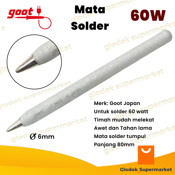Mata Solder Goot 60 Watt Solder Tip Tumpul Original Japan R6B | Lazada Indonesia