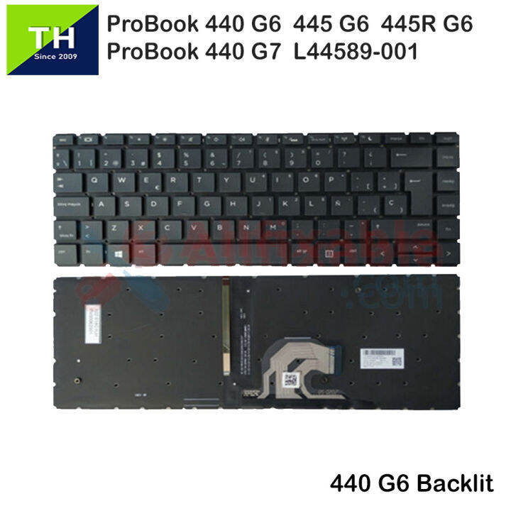 HP Probook 440 G6 445 G6 445R G6 440 G7 L44589-001 Backlit Laptop ...