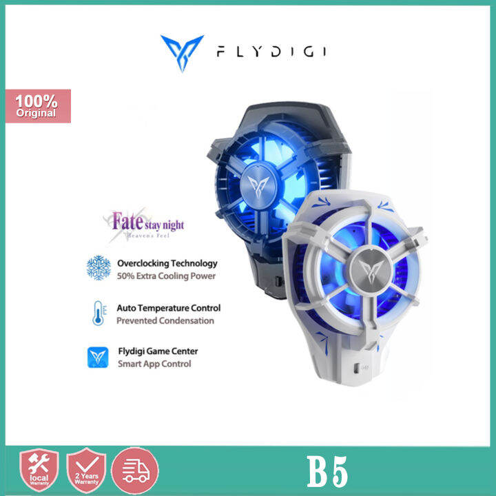 Flydigi B5 Mobile Gaming Cooling Fan Cooler Intelligent Frequency ...
