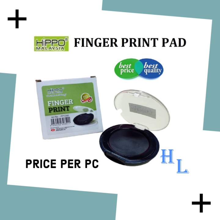 HIPPO Finger Print Ink Pad- Black | Lazada