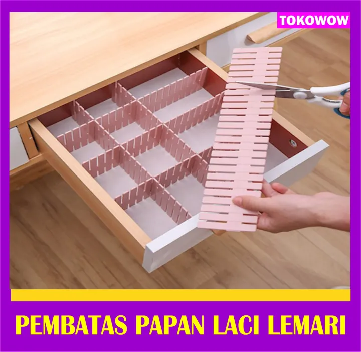 Sekat Laci Pembatas Organizer Sekat Laci Pembatas Drawer Desktop ...