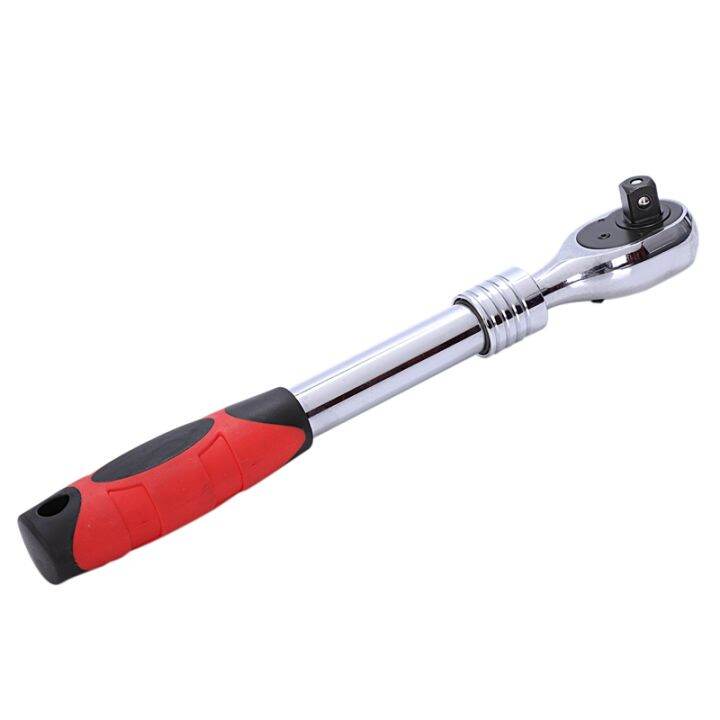 Two-Way Retractable Fast Ratchet Wrench Long Sleeve Large Flying Wrench ...