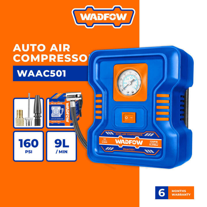 WADFOW Auto Air Compressor, Max. Pressure: 160 psi (11 bar), Max. Air ...