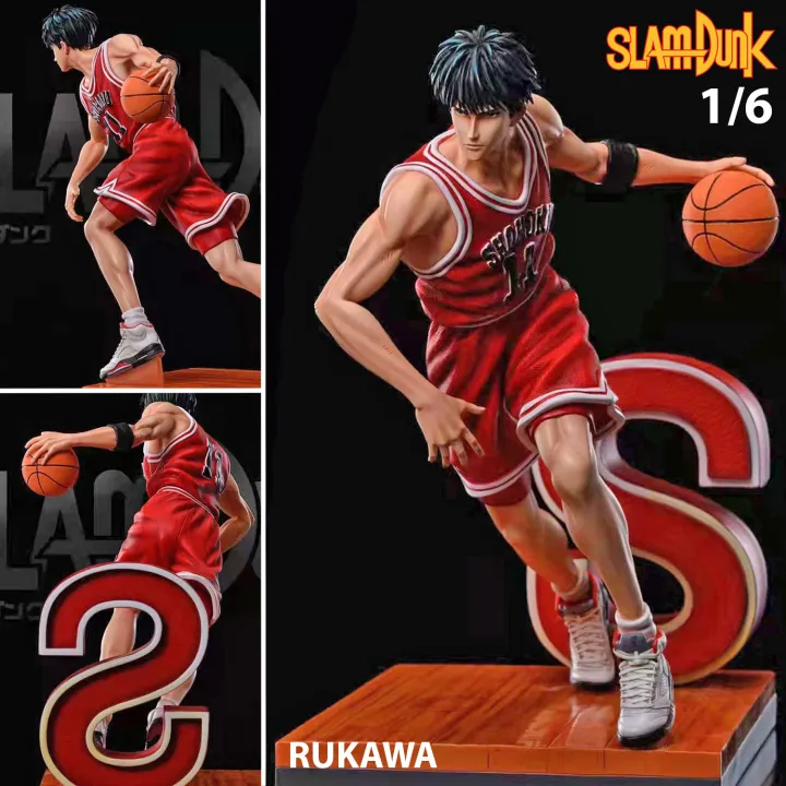 Figure ฟิกเกอร์ ZX Studio จากการ์ตูนเรื่อง Slam Dunk Shohoku สแลมดังก์ ทีมโชโฮคุ Kaede Rukawa คา ...