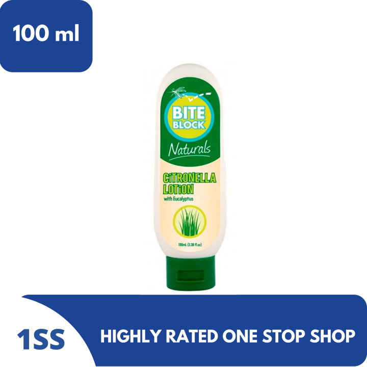 Bite Blocks Lotion Citronella/Eucalyptus, 100ml | Lazada PH