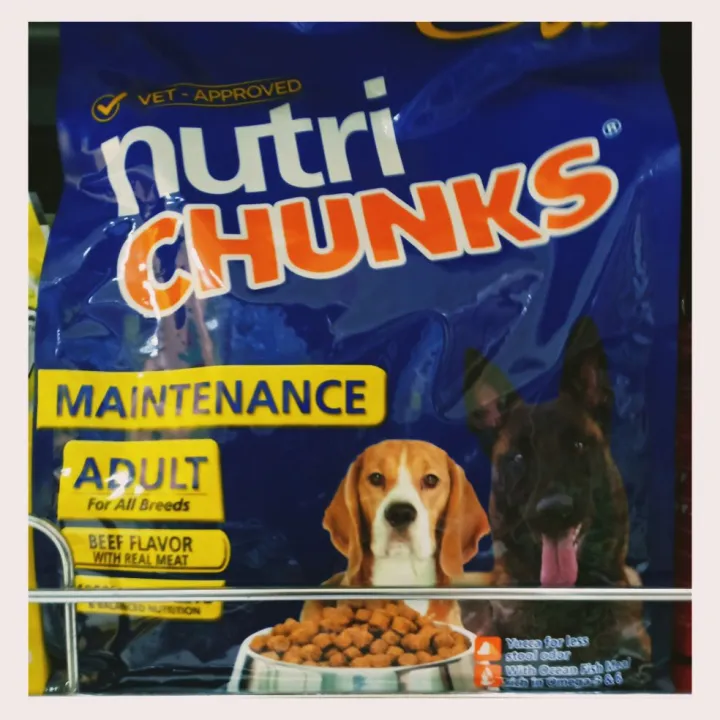 Nutri Chunks Maintenance Adult Beef Flavor 1.3 kg repacked | Lazada PH