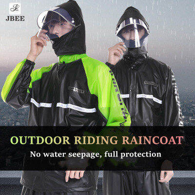 Outdoor fashion motorcycle riding raincoat full body protection ...