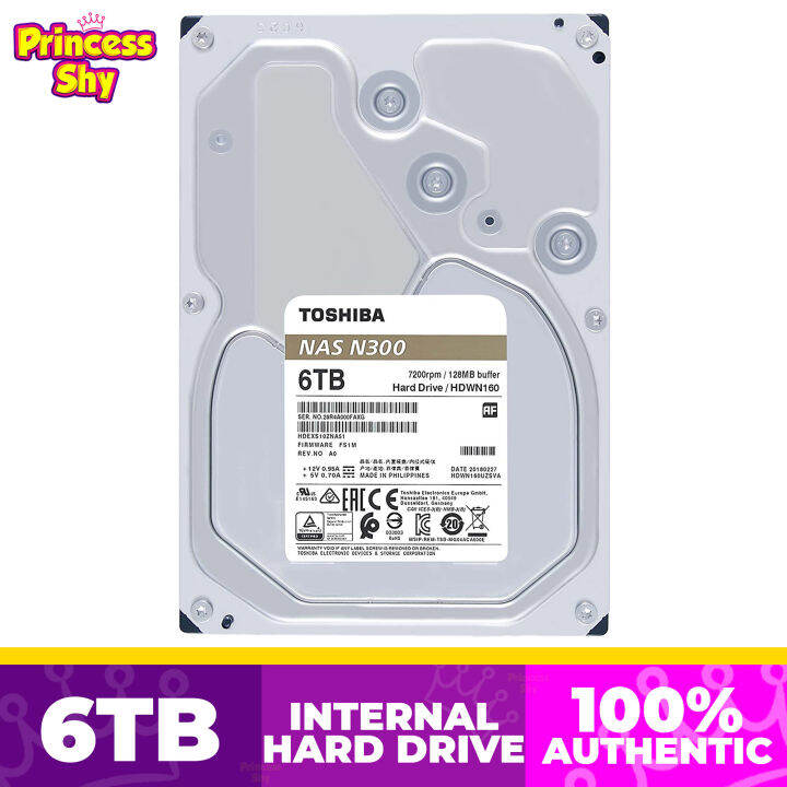 Toshiba N300 6TB NAS Hard Drive Network Attached Storage | Lazada PH