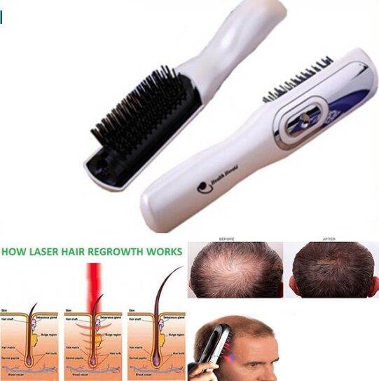 หวีเลเซอร์ เร่งผมยาว กระตุ้นการเกิดผม ทำให้ผมงอกเร็ว LASER GROW COMB ...