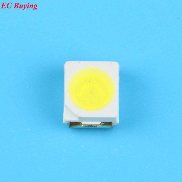 100pcs Ultra Bright 3528 LED SMD White Chip Surface Mount 20mA 7-8LM ...