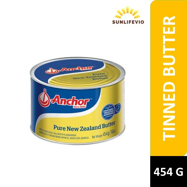 ANCHOR PURE NEW ZEALAND BUTTER 454G I TINNED BUTTER I SALTED BUTTER I ...