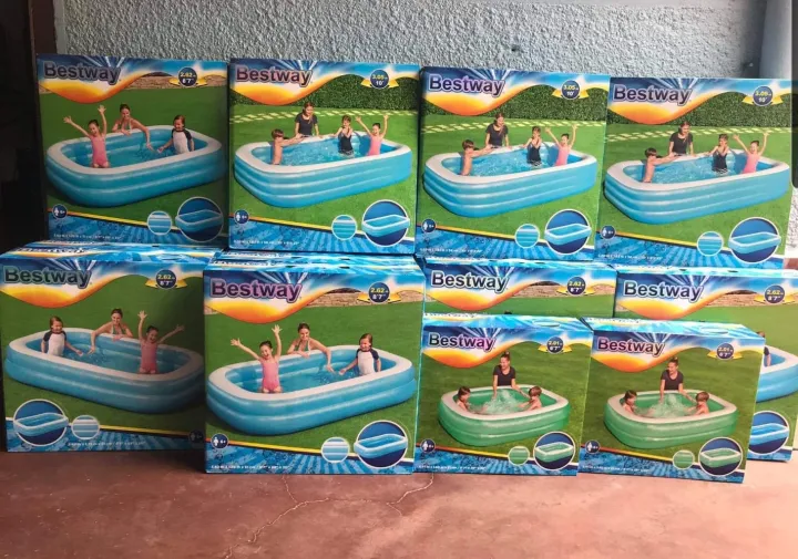 Original Bestway Swimming Inflatable Pool Medium Size | Lazada PH
