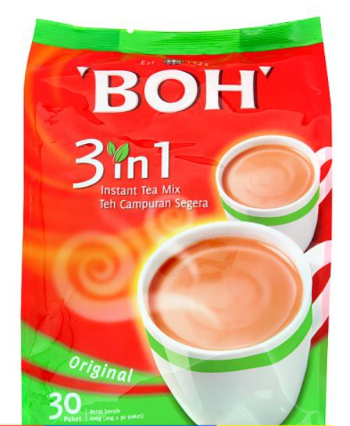 BOH 3 in 1 Original ชาสำเร็จรูปผสม 30 ซอง x 20 กรัม | Lazada.co.th