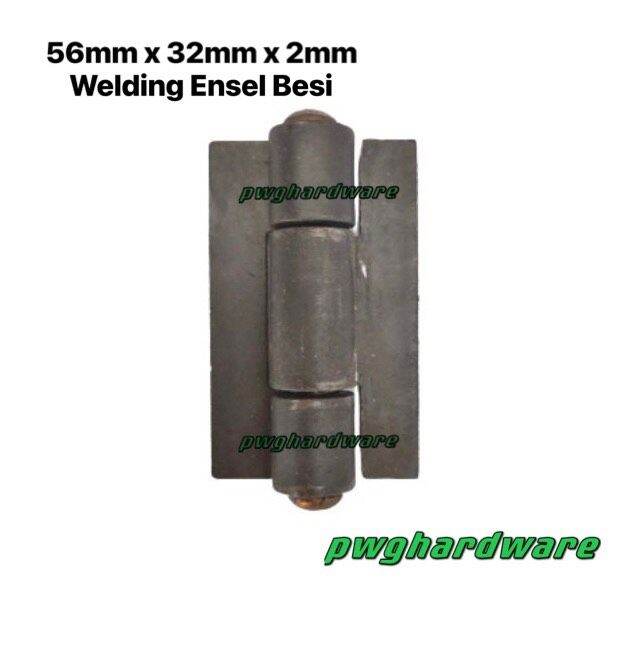 56mmx 32mm x 2mm Welding Door Hingers / Engsel Besi Welding / Engsel ...