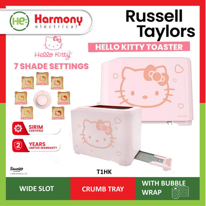 RUSSELL TAYLORS x Sanrio Hello Kitty Bread Toaster T1HK Pembakar Roti ...