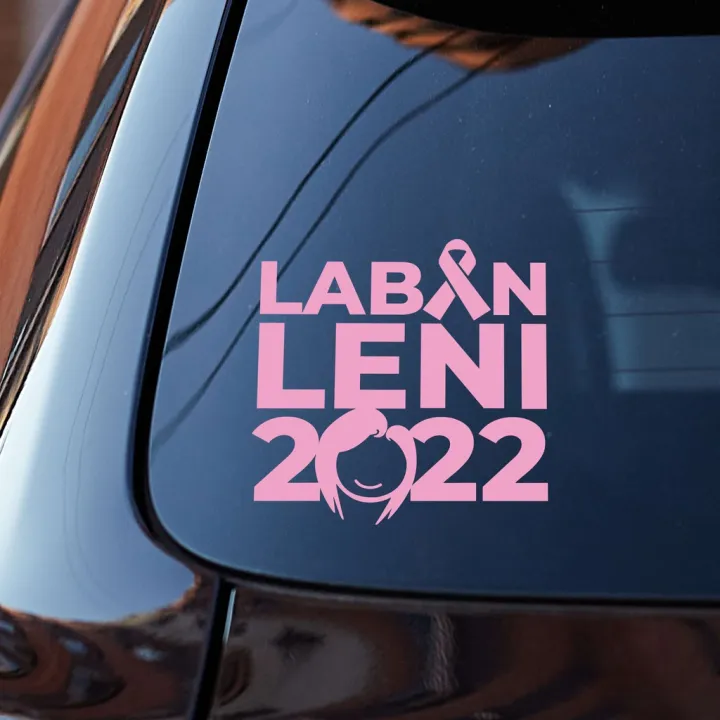 Laban Leni 2022 Face Car Sticker Motorcycles Bikes Laptops 5 Inches ...
