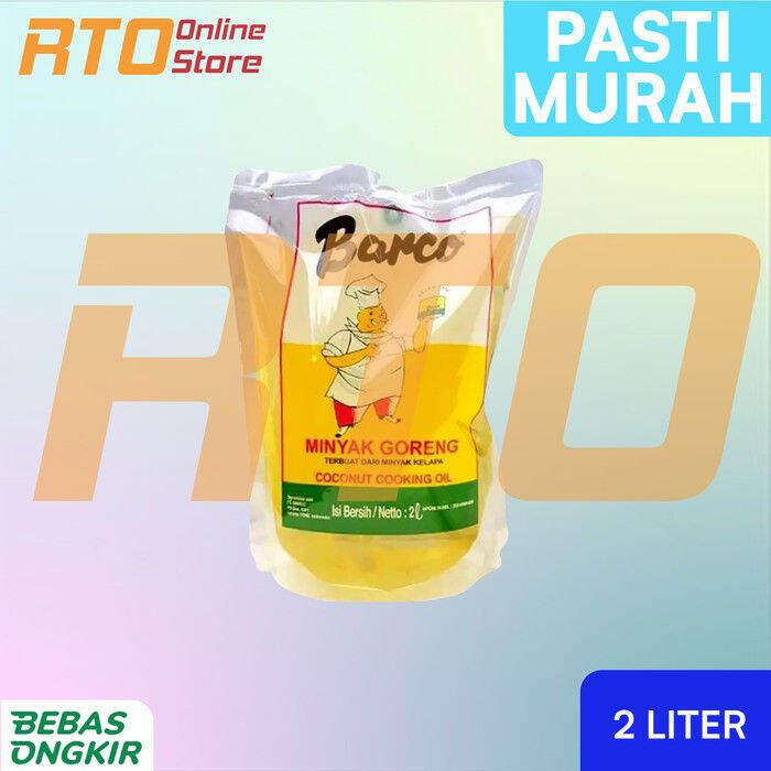 BARCO Minyak Goreng Kelapa Murni Coconut Cooking Oil 2 Liter | Lazada ...