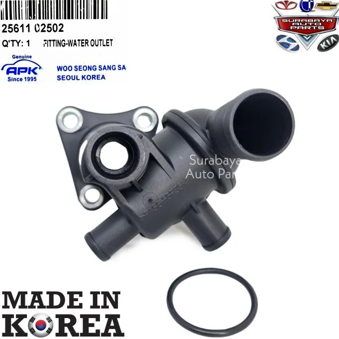Fitting Water Outlet Hyundai Atoz Kia Picanto I10 25611-02502 | Lazada ...