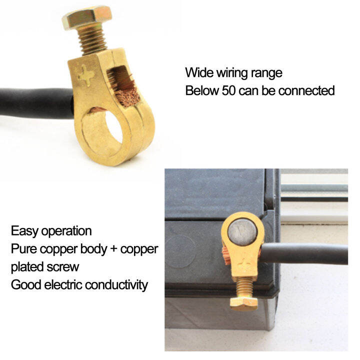 Electric Battery Connector Clamp, High Current Output Copper Universal ...
