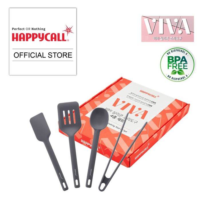Happycall Viva Silicone 4-Pc Cooking Tools Set - 4900-0075 | Lazada ...
