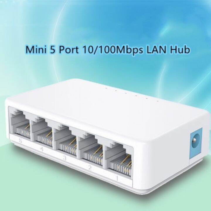 100/1000Mbps 5 Ports Gigabit Ethernet Network Switch RJ45 Cable ...