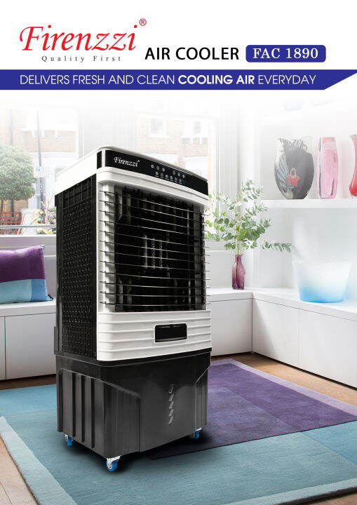 FIRENZZI FAC-1890 Extra Large Air Flow Anion Function Air Cooler 80L ...