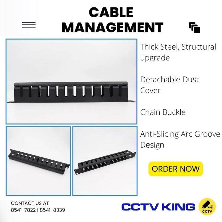 Cable Manager for Network Rack Data Cabinet, Cable Management | Lazada PH