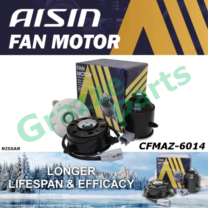 Aisin Radiator Cooling Fan Motor CFMAZ-6014 Nissan X-Trail XTrail T30 ...
