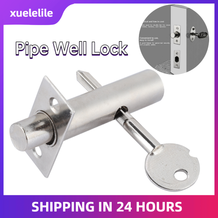xuelelile Iron Hardware Pipe Tube Well Invisible Lock for Fireproof ...