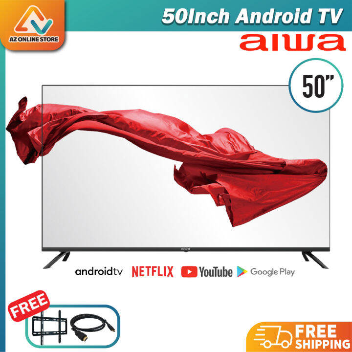 [ NEW ] Aiwa 50 INCH FHD ANDROID LED TV AW-50ULEDX10AF Built in MYTV ...