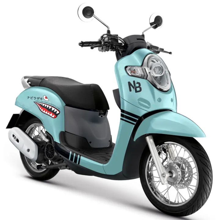 decal sticker scoopy full body FI scopy dekal stiker 2017 2018 2019 ...