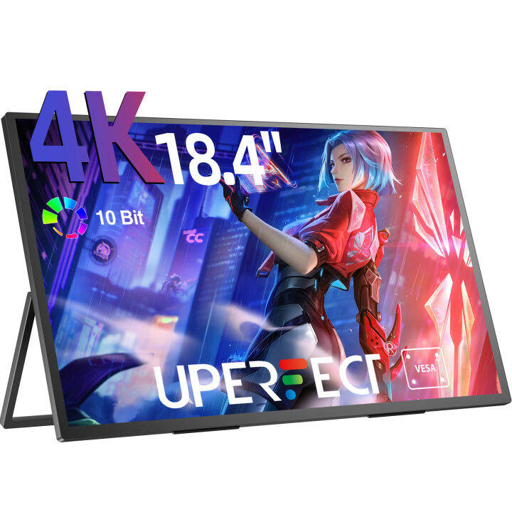 UPERFECT UXbox T118 - 18 Inch Large Gaming Monitor 4K Display for ...