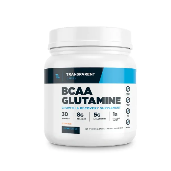 TRANSPARENT LABS BCAA GLUTAMINE 30 SERVINGS ORANGE FLAVOR | Lazada PH