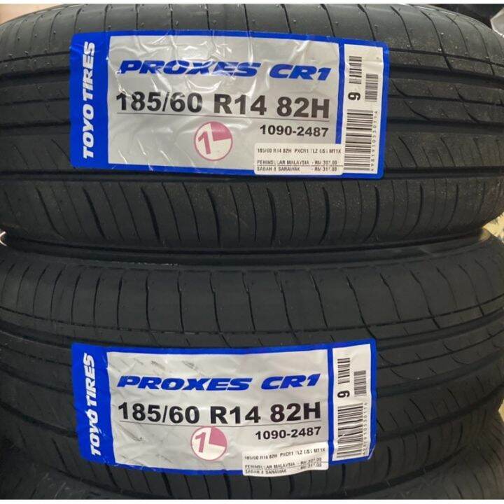 185/60R14 185 60 14 TOYO CR1 Car Tyre Tire Kereta Tayar Wheel Rim 14 inch | Lazada