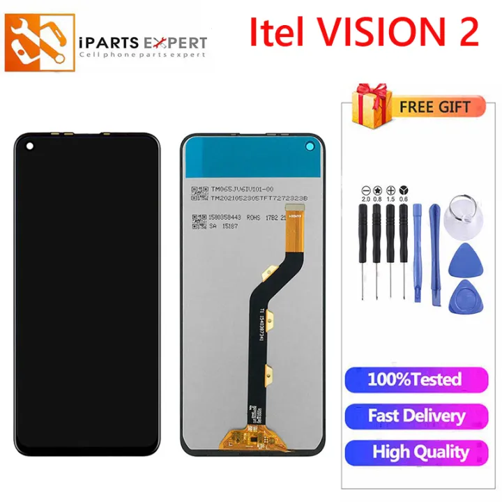 IPARTSEXPERT 6.6'' LCD For ITEL VISION 2 LCD Display Touch Screen ...