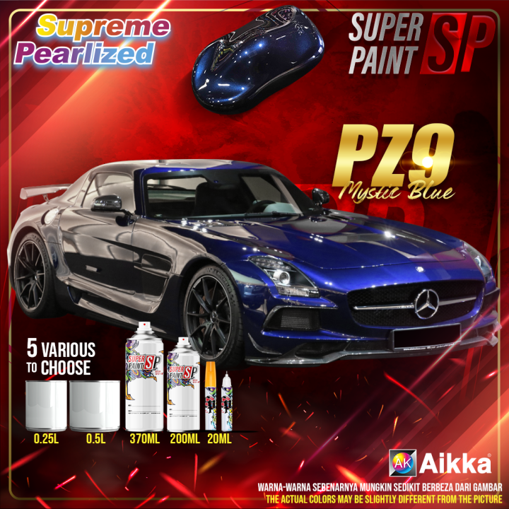 AIKKA PZ9 Mystic Blue | Supreme Pearlized Series | Automotive Color 2K ...