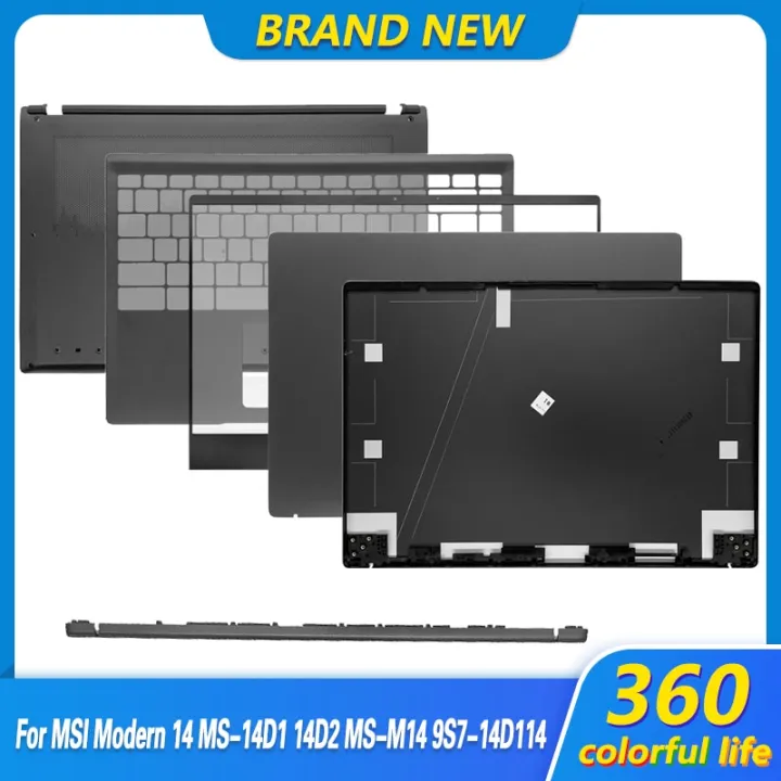 NEW Top Case For MSI Modern 14 MS-14D1 14D2 M14 Laptop LCD Back Cover ...