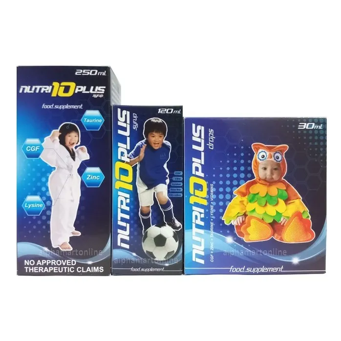Nutri 10 Plus 250ml/120ml/30ml | Lazada PH