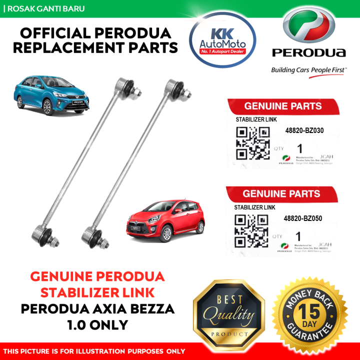 Sepasang [2 Biji] Perodua All Axia Bezza 1.0 Only Genuine 48820-BZ030 ...