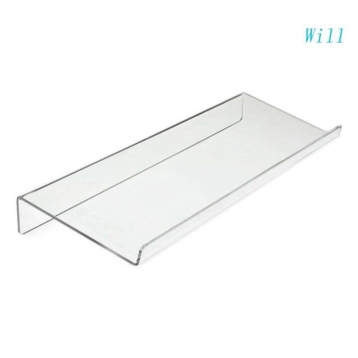 Will Acrylic Tilted Computer Keyboard Stand for Easy Ergonomic Typing ...