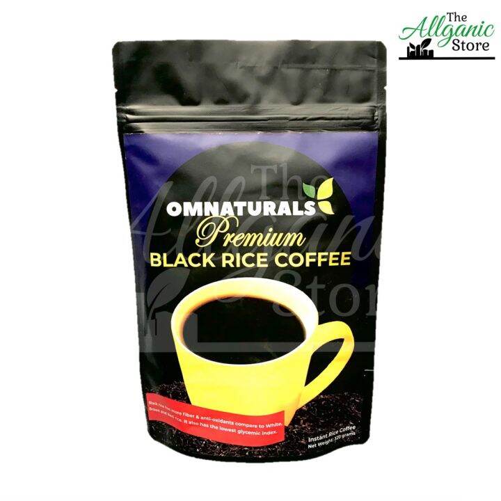 OMNATURALS Premium Black Rice Coffee 320g | Lazada PH
