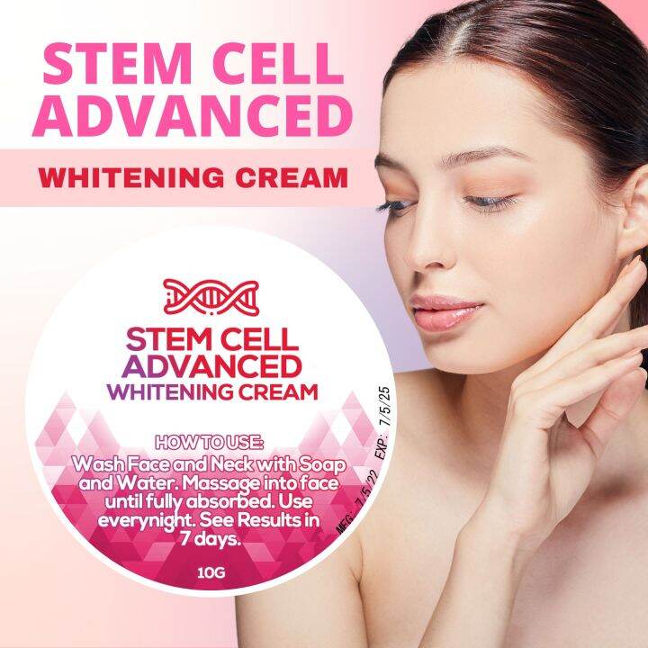 STEM CELL ADVANCED WHITENING CREAM 10G, Face whitening with collagen ...